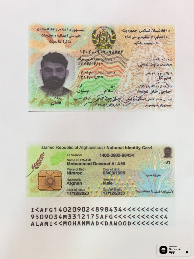 Dawood Tazkira | PDF