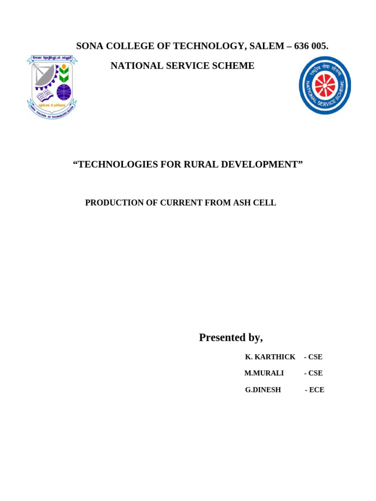 final paper | PDF | Electrochemistry | Electrode