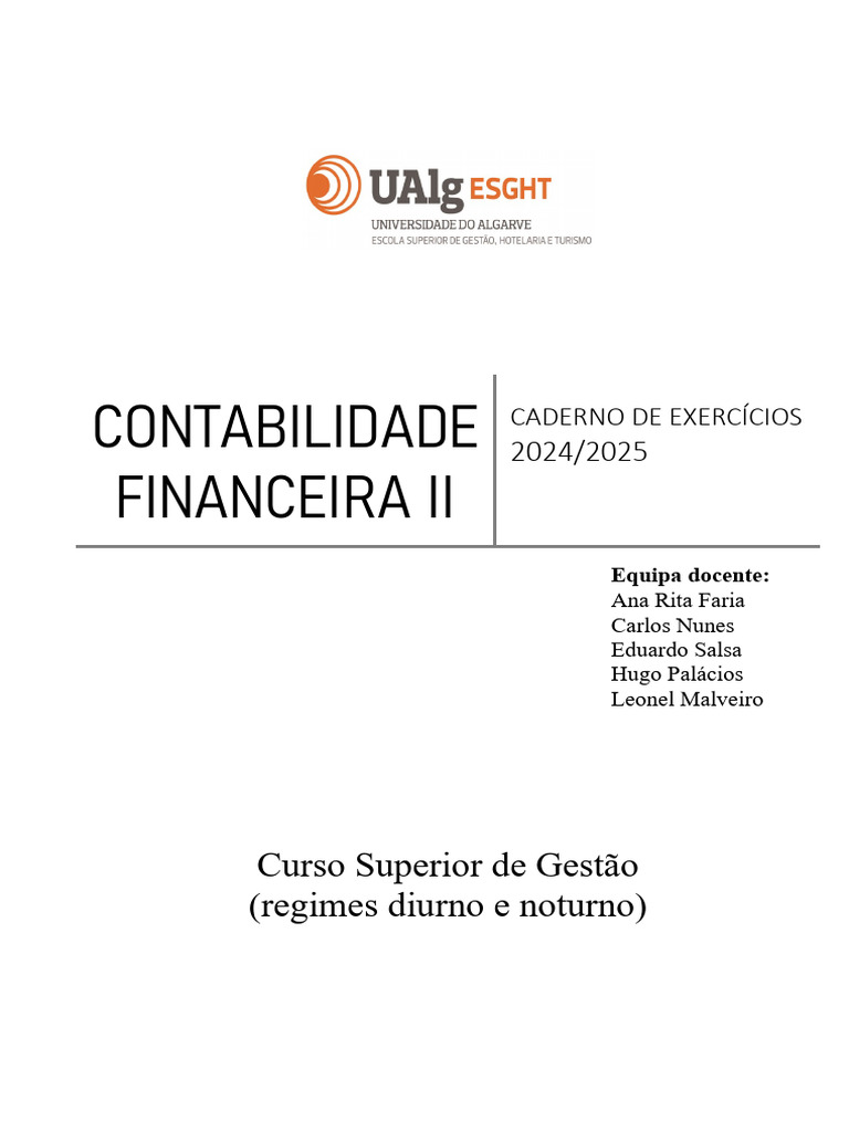 Exercícios de Contabilidade Financeira | PDF | Imposto sobre Valor Agregado (IVA) | Ativo fixo