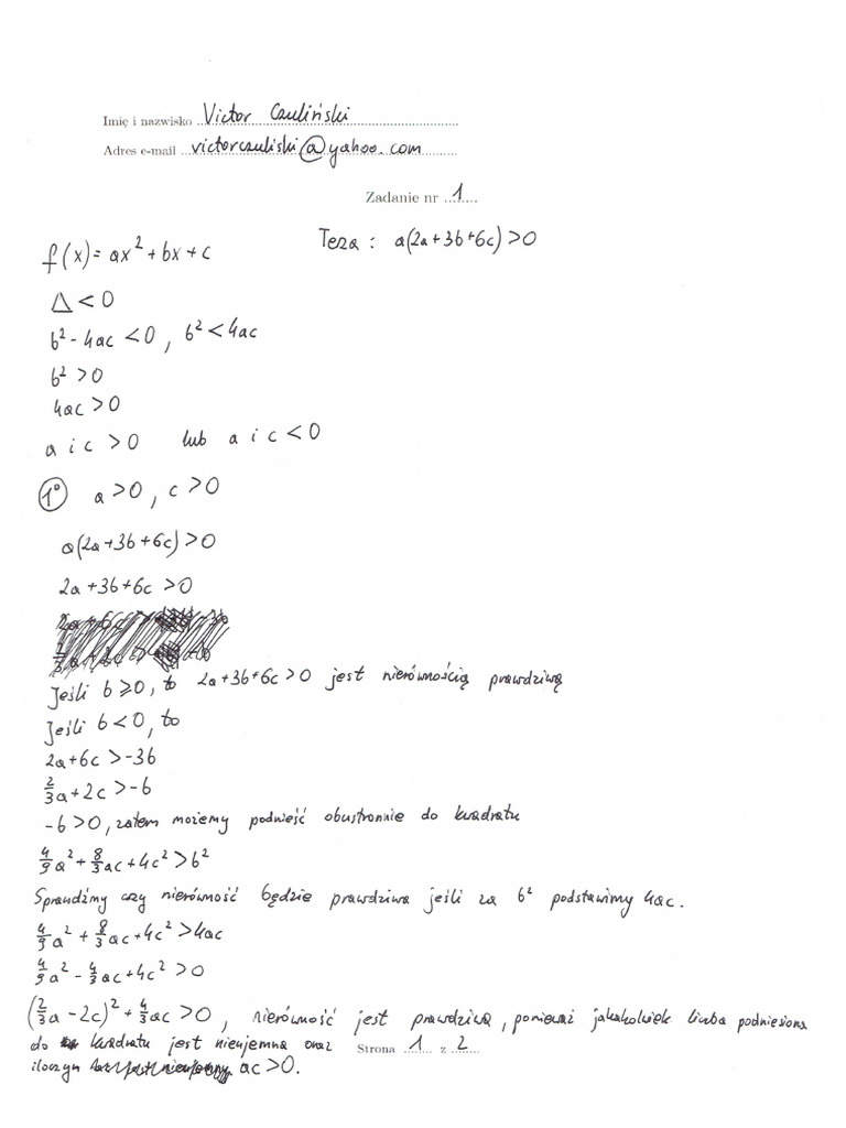 Olimp - Mat Zad.1 | PDF