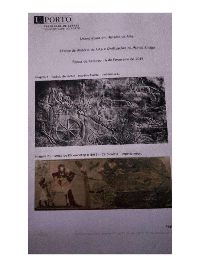 Hist¢ria da Arte e Civilizaá‰es do Mundo Antigo 2015 Recurso | PDF