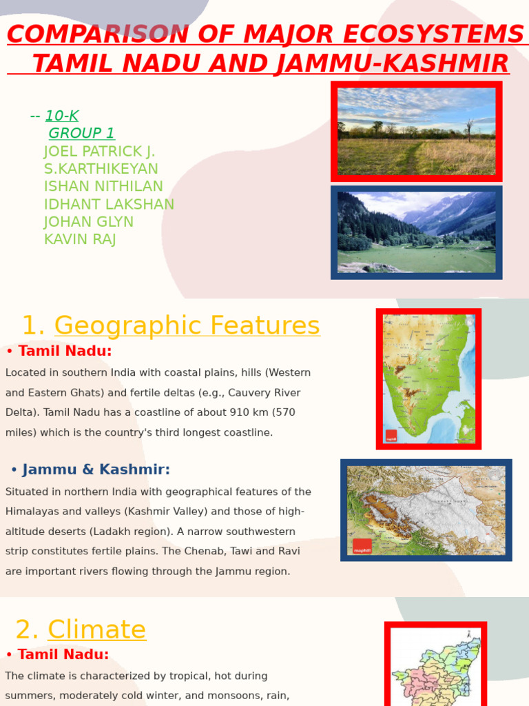Tamil nadu and jammu and kashmir | PDF | Kashmir | Tamil Nadu