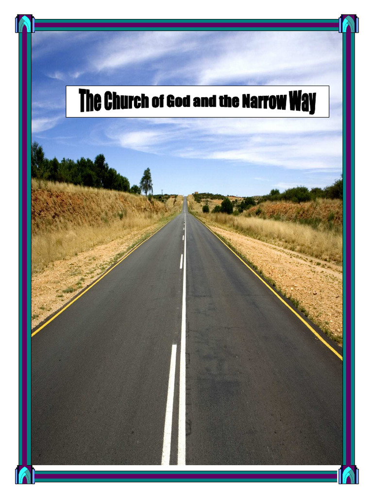 The Church of God and the Narrow Way Good. Last | PDF | Jesus | Saint Peter