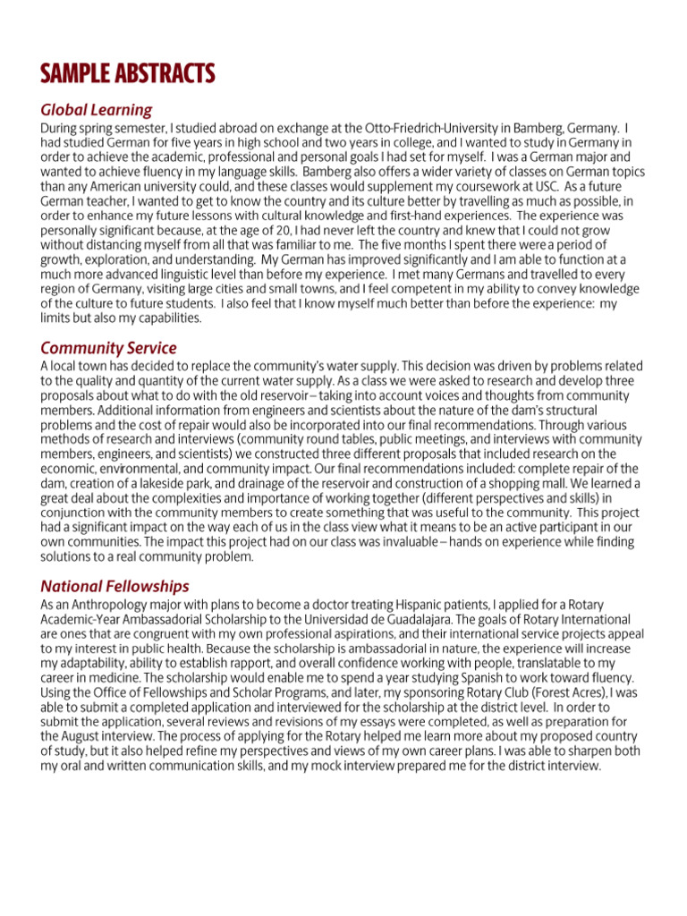 Sample Abstracts | PDF