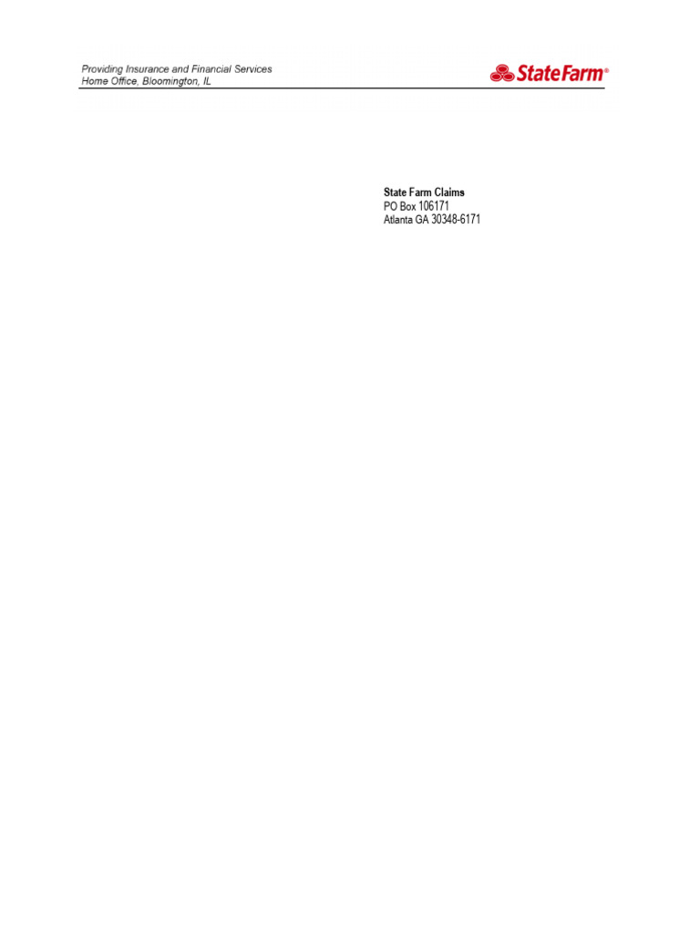20-1104 Letter From State Farm | PDF