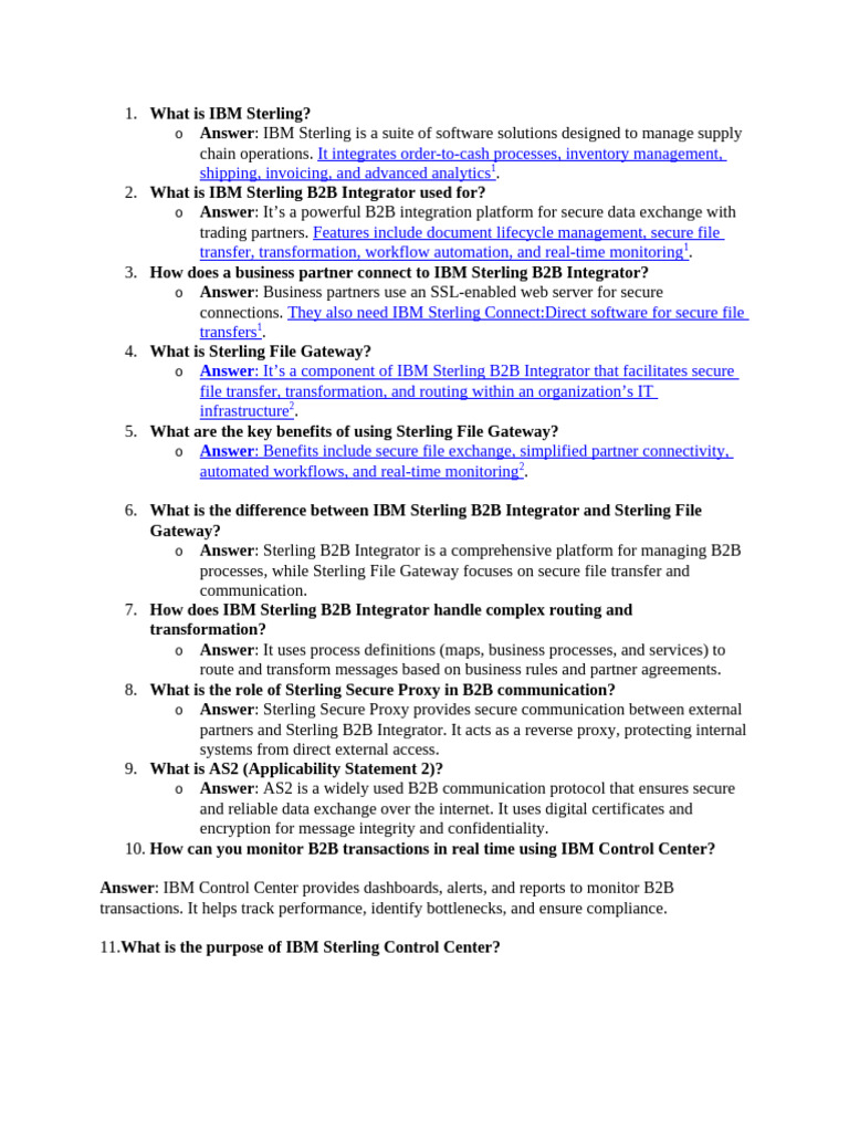 SI Sample Interview Questions | PDF | Electronic Data Interchange | Computing