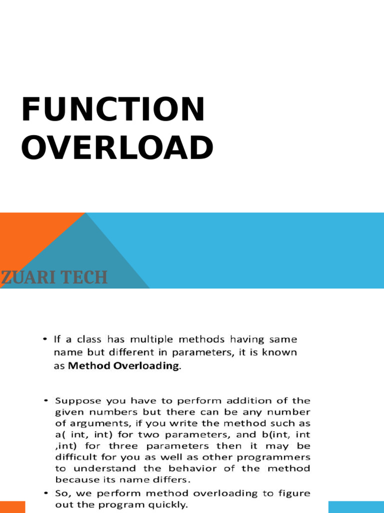 Overload & Override | PDF Overload & Override | PDF