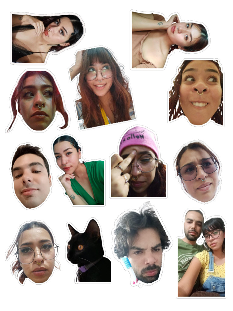 Stickers Random Caras | PDF