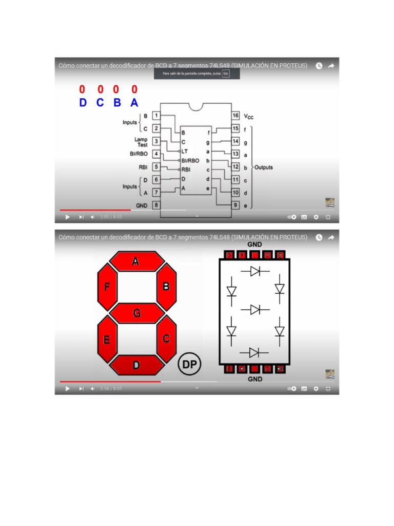 Circuito 7448 | PDF
