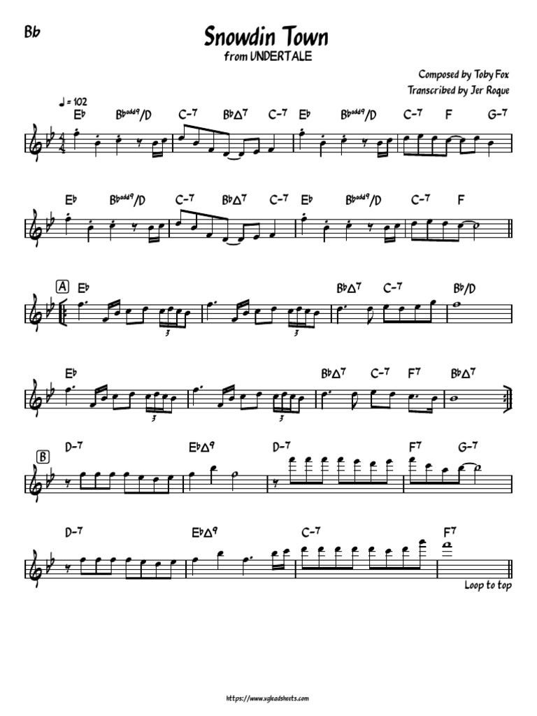 Undertale - Snowdin Town | PDF