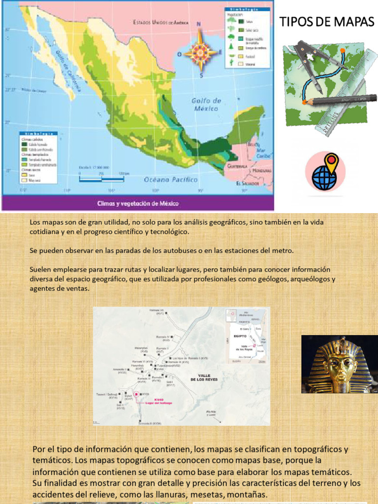 Tipos de Mapas | PDF | Mapa | Terreno