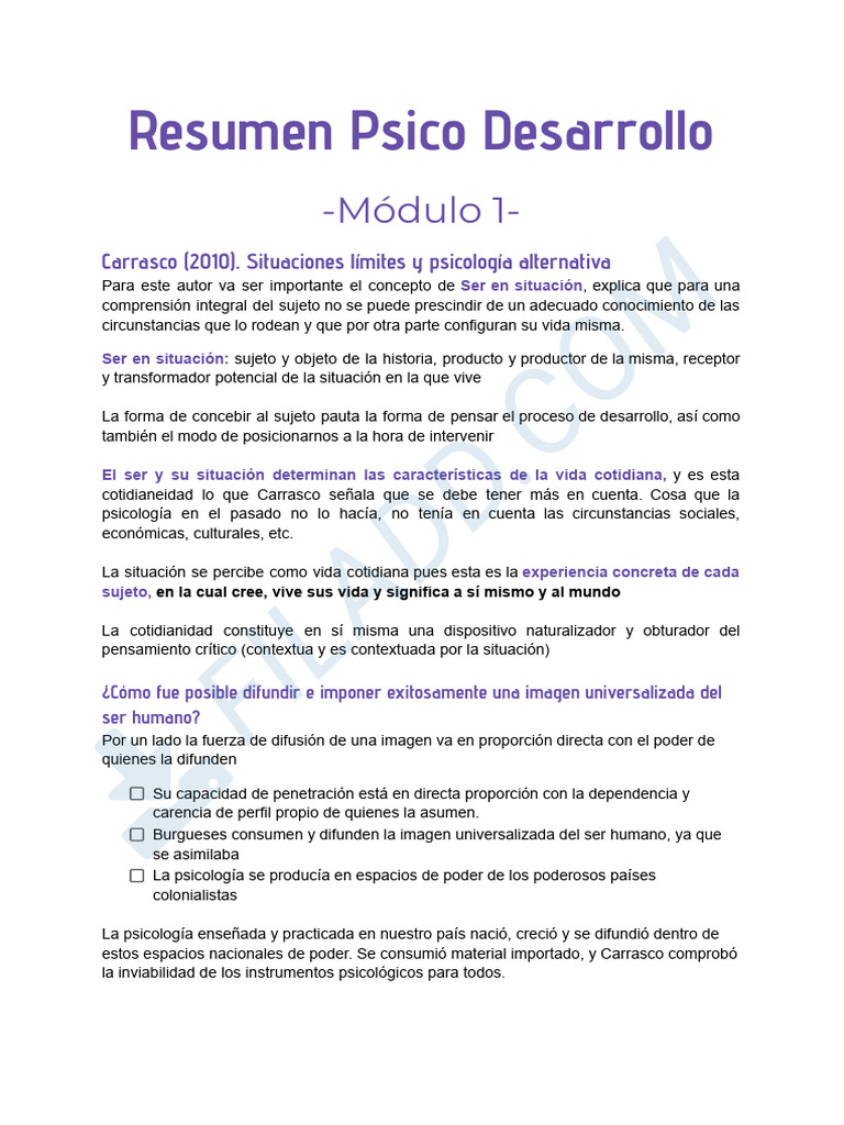 Resumen Psicologia Del Desarrollo 2 | PDF | Sicología | Aprendizaje