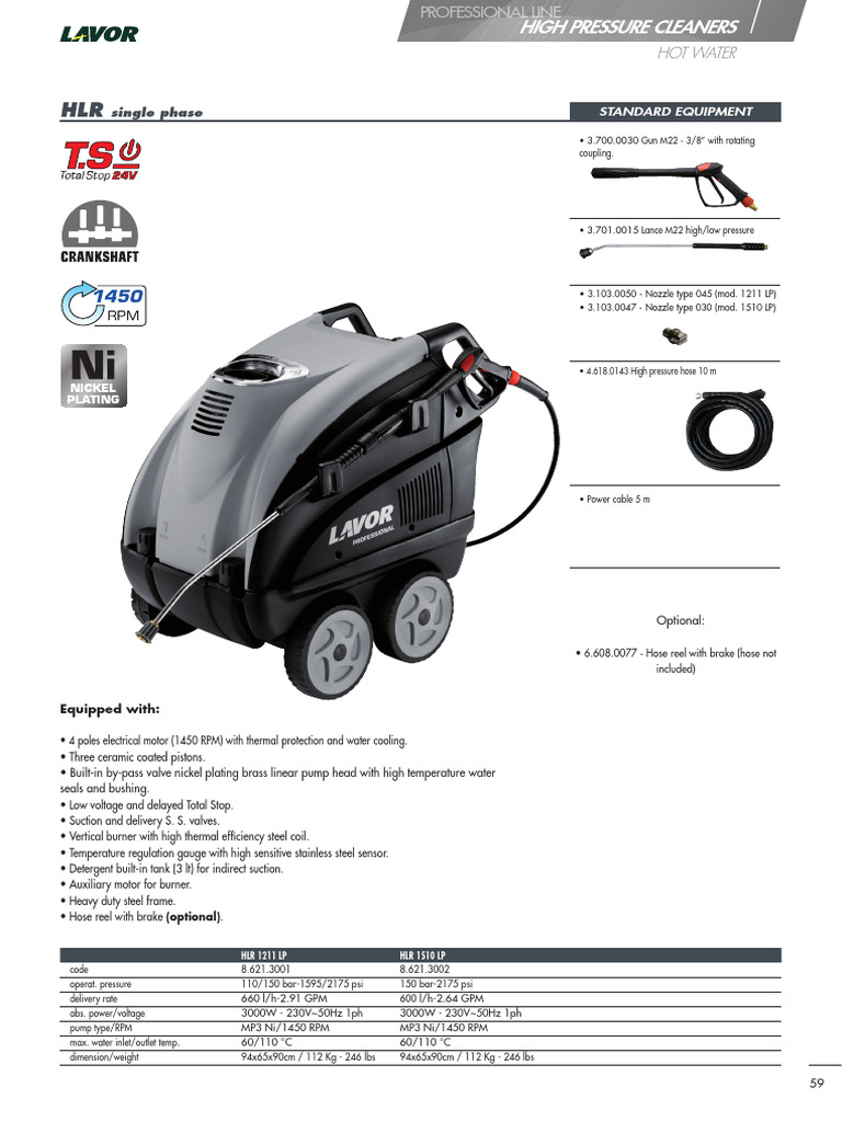 Scheda HLR_EN | PDF | Pump | Engines