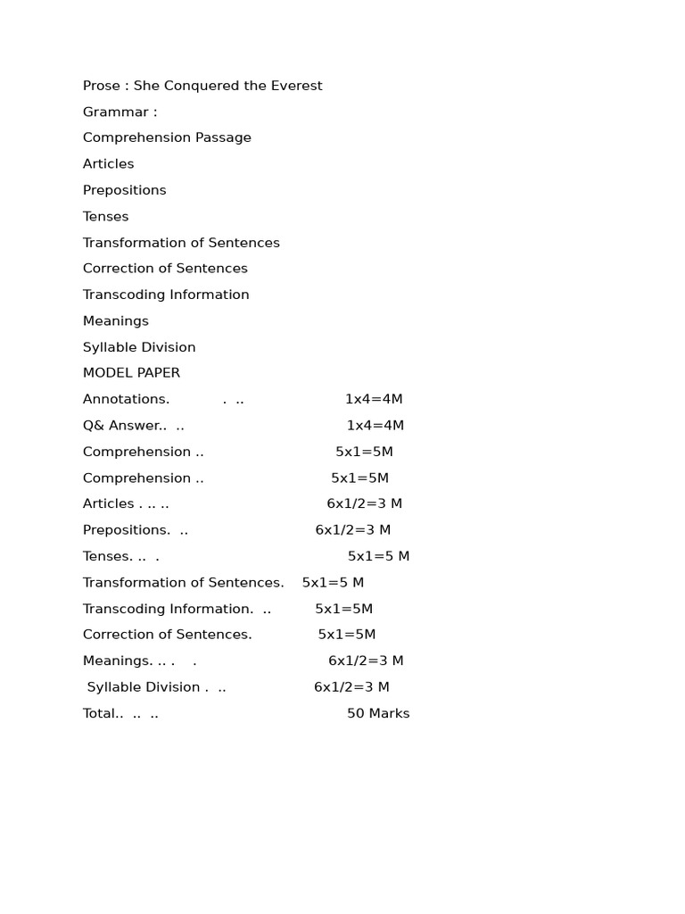 JR - Inter English Part Test-1!11!12-2024 | PDF