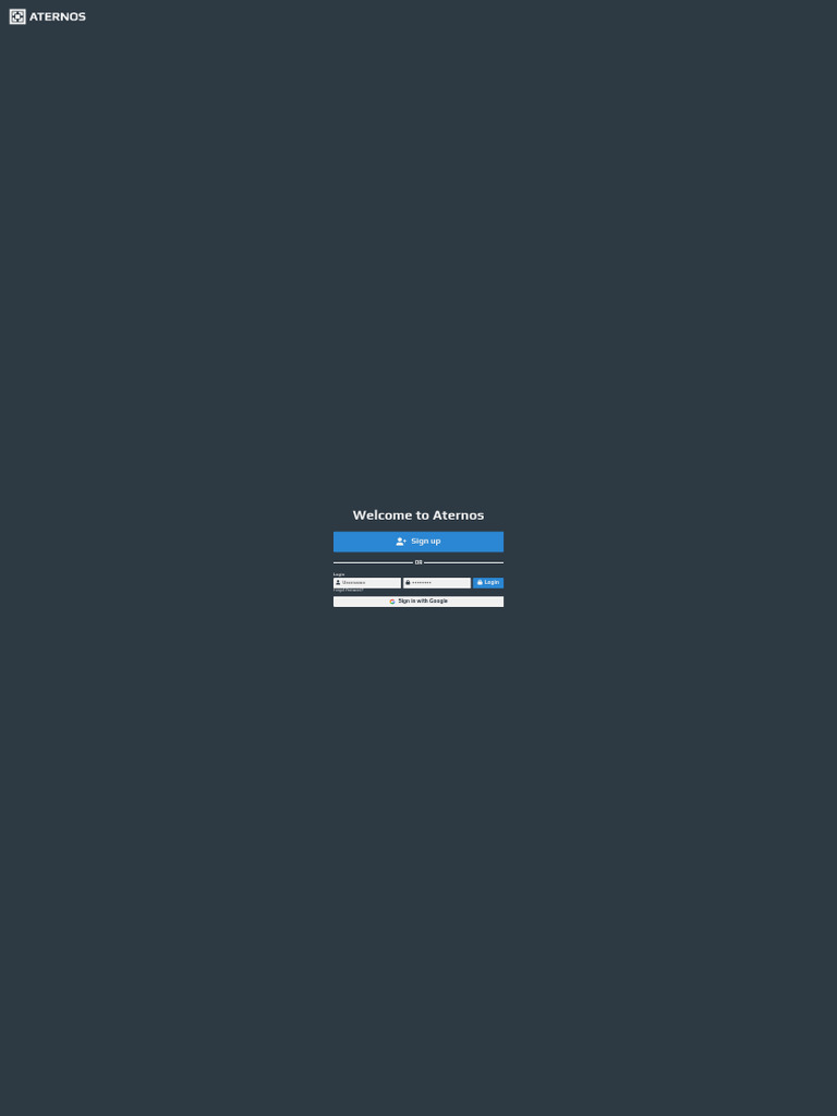 Aternos Login and Signup Guide | PDF