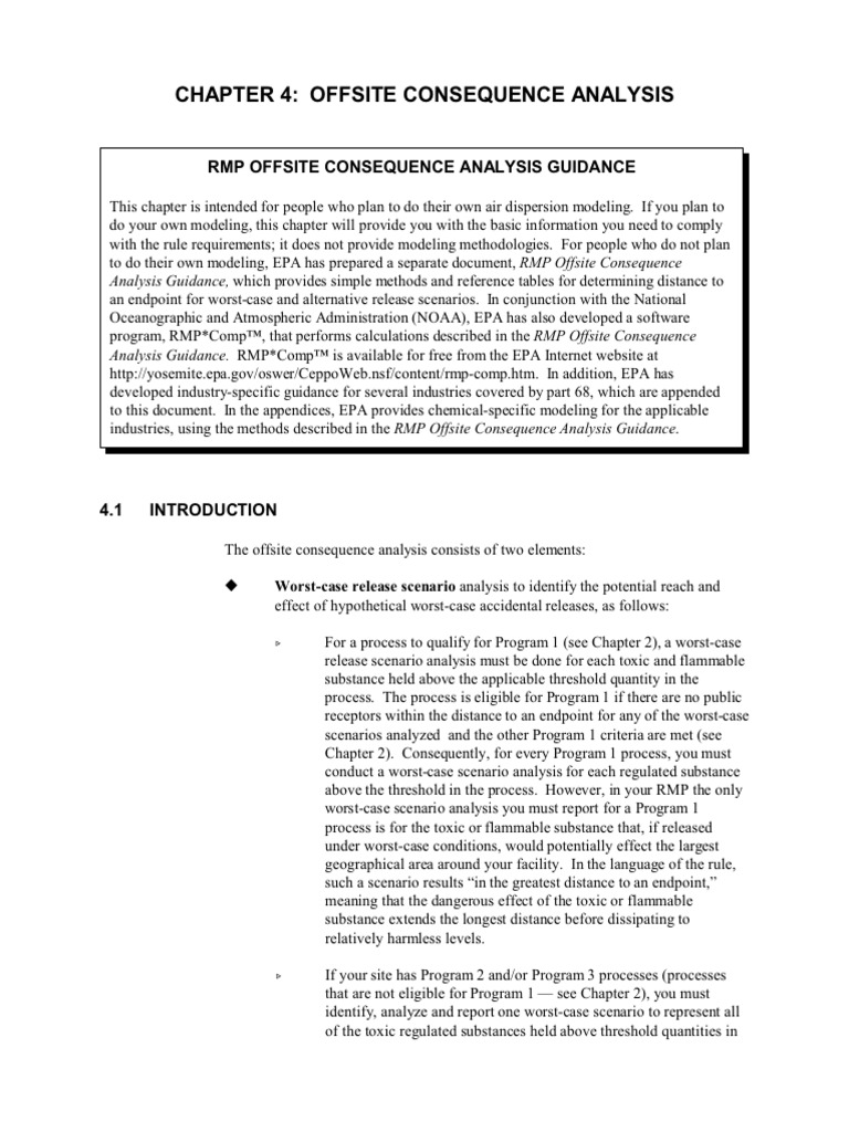 Consequence Analysis Guide | PDF | Toxicity