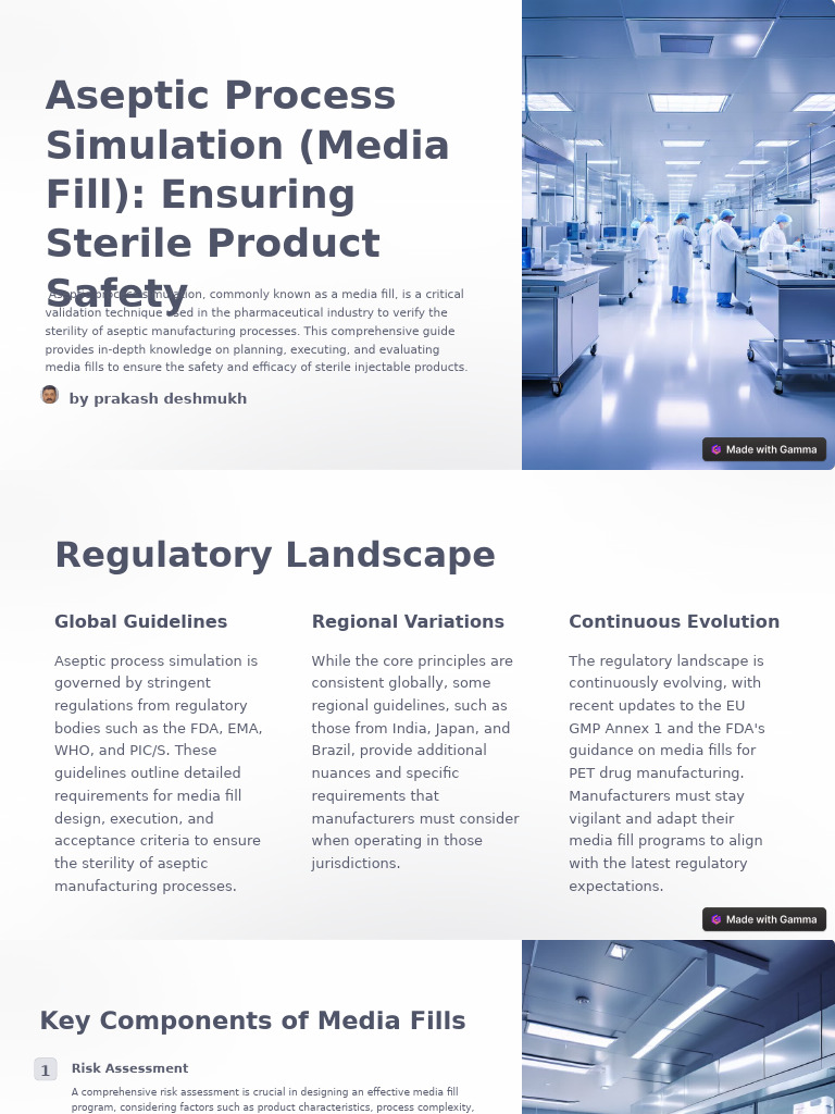 Aseptic Process Simulation Media Fill Ensuring Sterile Product Safety ...