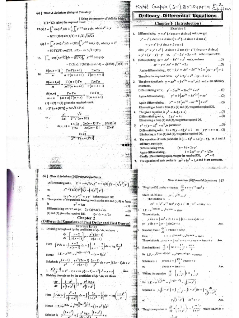 Mathematics - LL Solutions | PDF