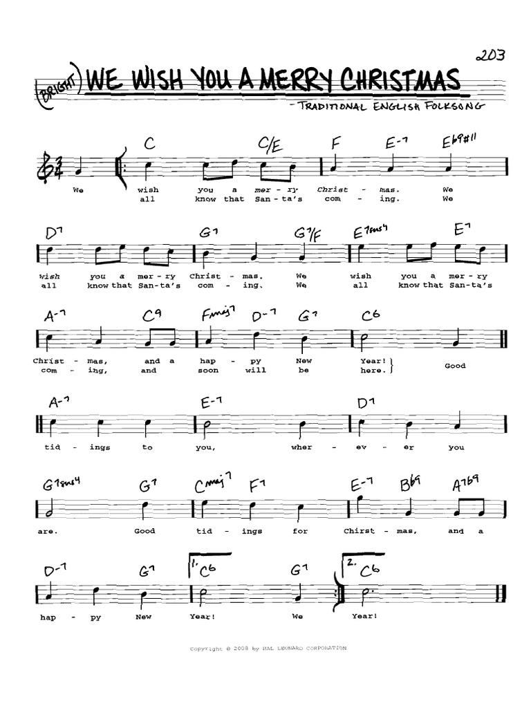 We wish you a merry christmas | PDF