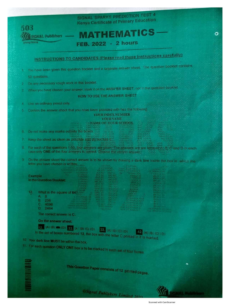 Signal p4 Maths | PDF