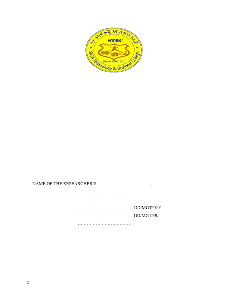 Nati group Research | PDF | Emotional Intelligence | Survey Methodology