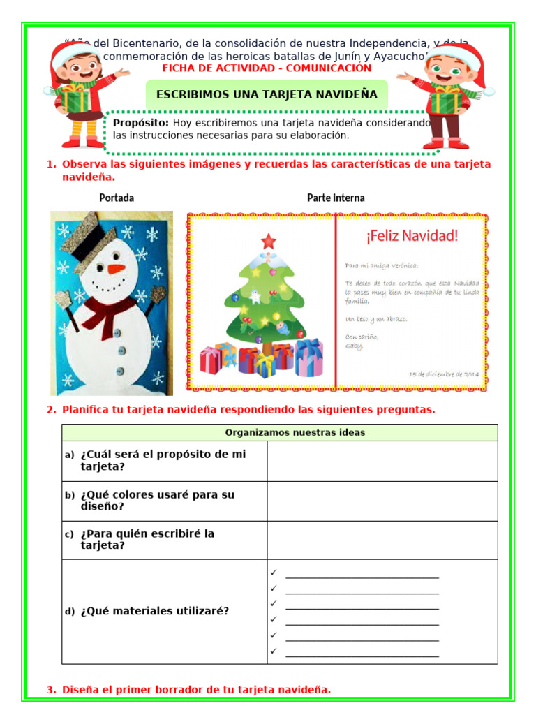 Tarjeta Navideña: Guía de Diseño y Creación | PDF
