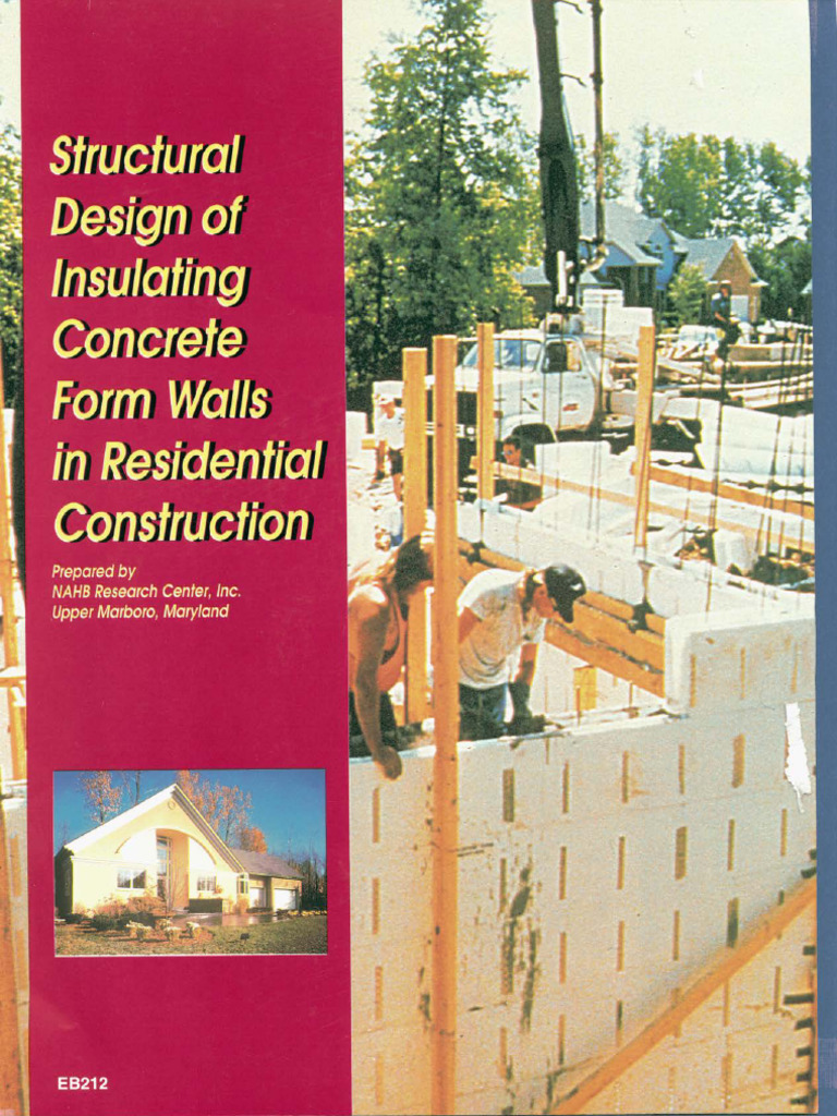 Eb212 Structural Design of Icf Walls in Residential Construction | PDF ...