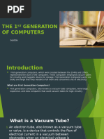 Generations of Computer 1st To 5th Explained With Pictures | PDF ...