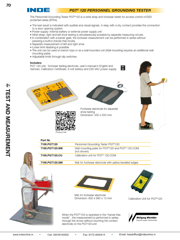Calibration Unit For PGT120 | PDF | Calibration | Electrical Engineering