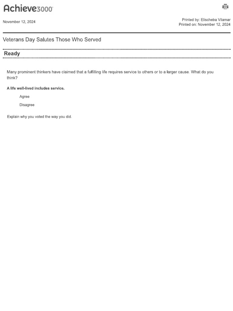 Achieve 3000 Article | PDF