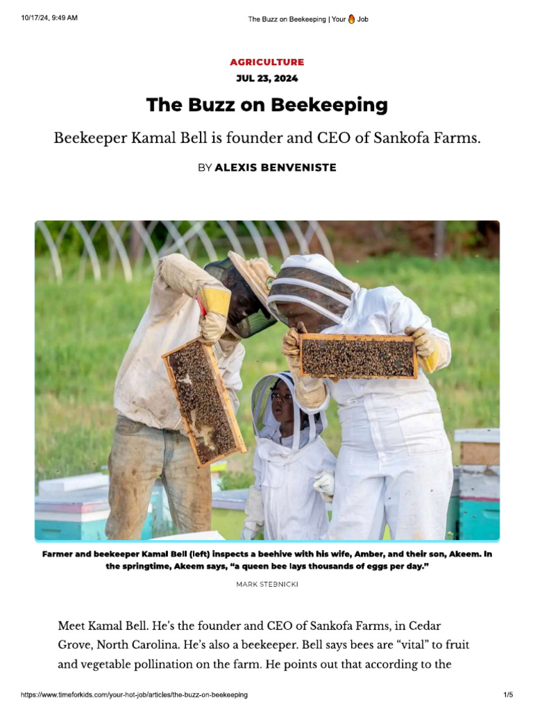 Buzz On Beekeeping Article | PDF