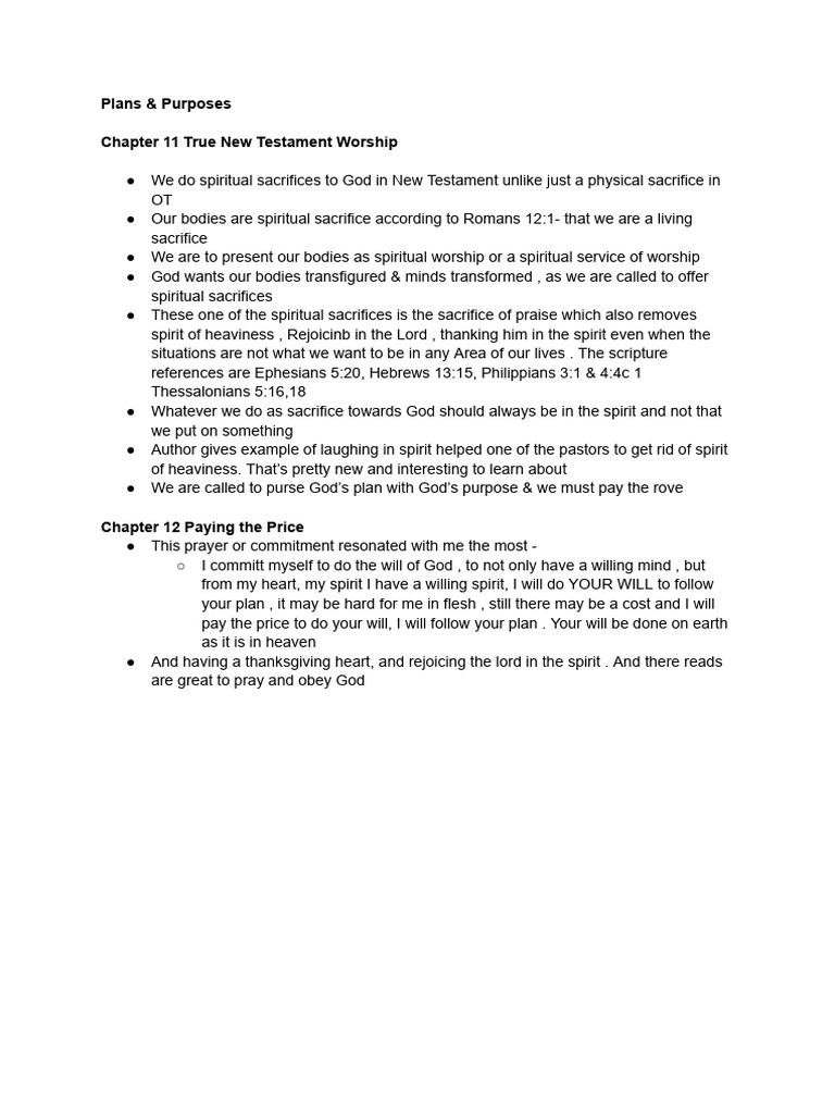 Chapter 11 & 12 Key Takeaways | PDF