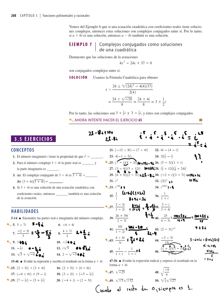 Ejercicios Stewart Precalculo Clase01 | PDF | Ecuación cuadrática | Objetos matemáticos