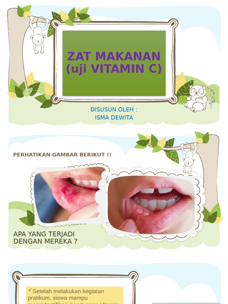 PRESENTASI Uji Vitamin | PDF