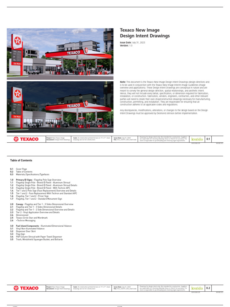 MANUAL TEXACO 230731 TEX Design Intent Drawings (9268) | PDF | Drawing ...