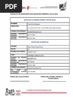 Inscripciones 1° Semestre CBTIS 212 | PDF