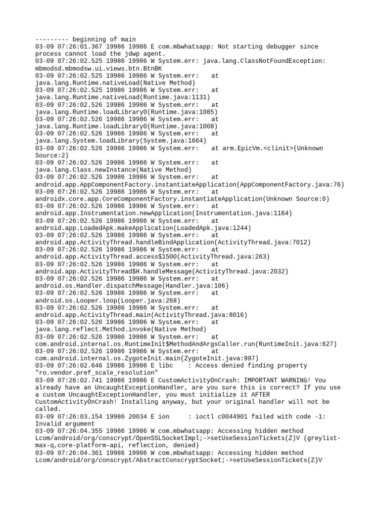 Logcat | PDF | Java (Programming Language) | String (Computer Science)