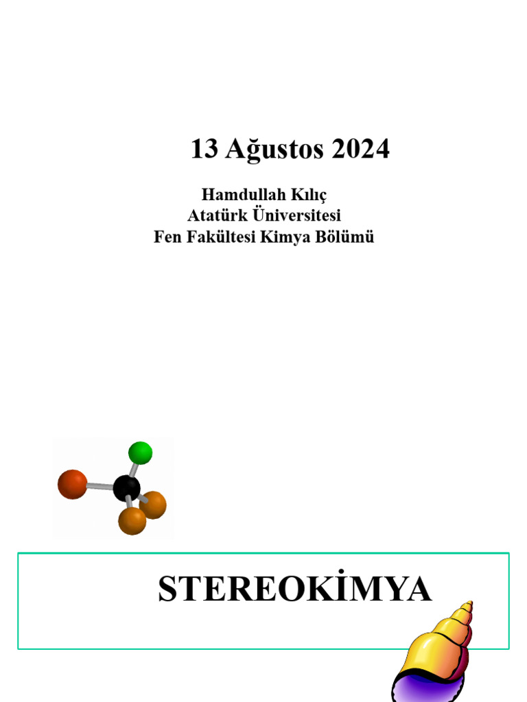 ICHO 2025 Stereokimya SN2 SN1 E2 E1 | PDF