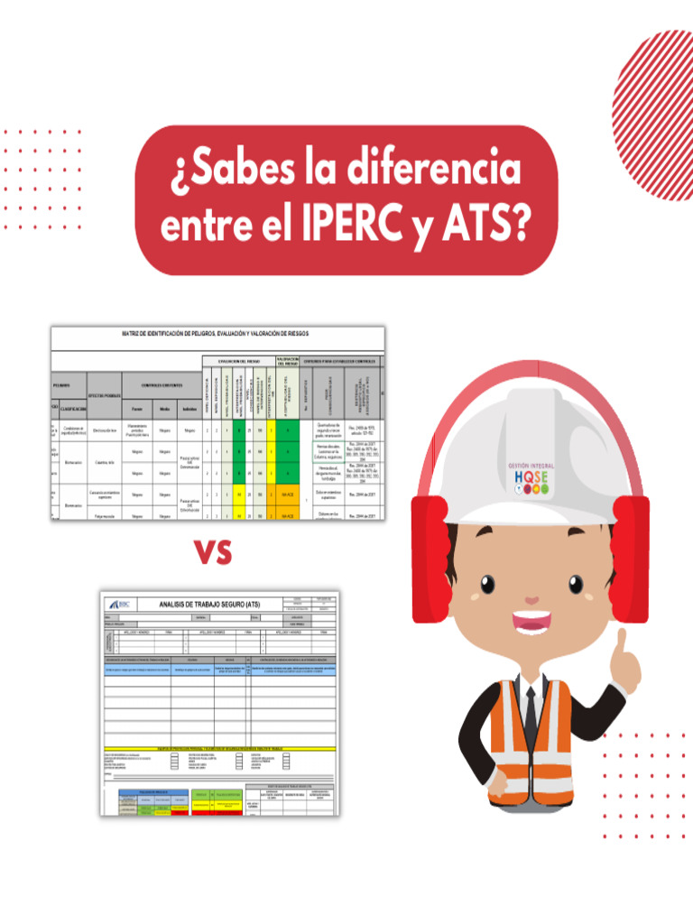 ¿Conoces La Diferencia Entre IPERC y ATS - ? | PDF