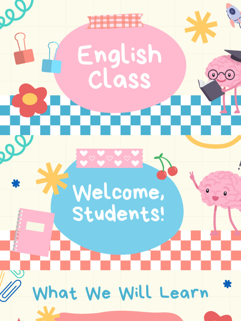 Fun English Class Activities & Goals | PDF
