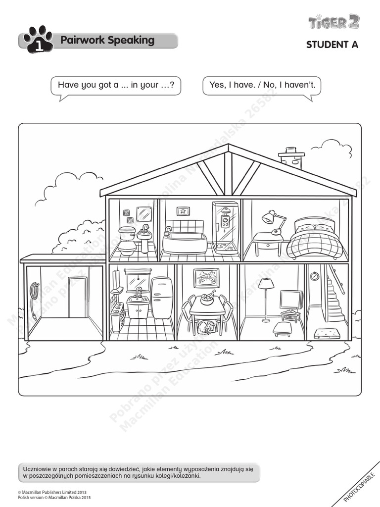 Tiger - 2 - TRF - Unit - 1 - Pairwork - Speaking - Worksheets | PDF