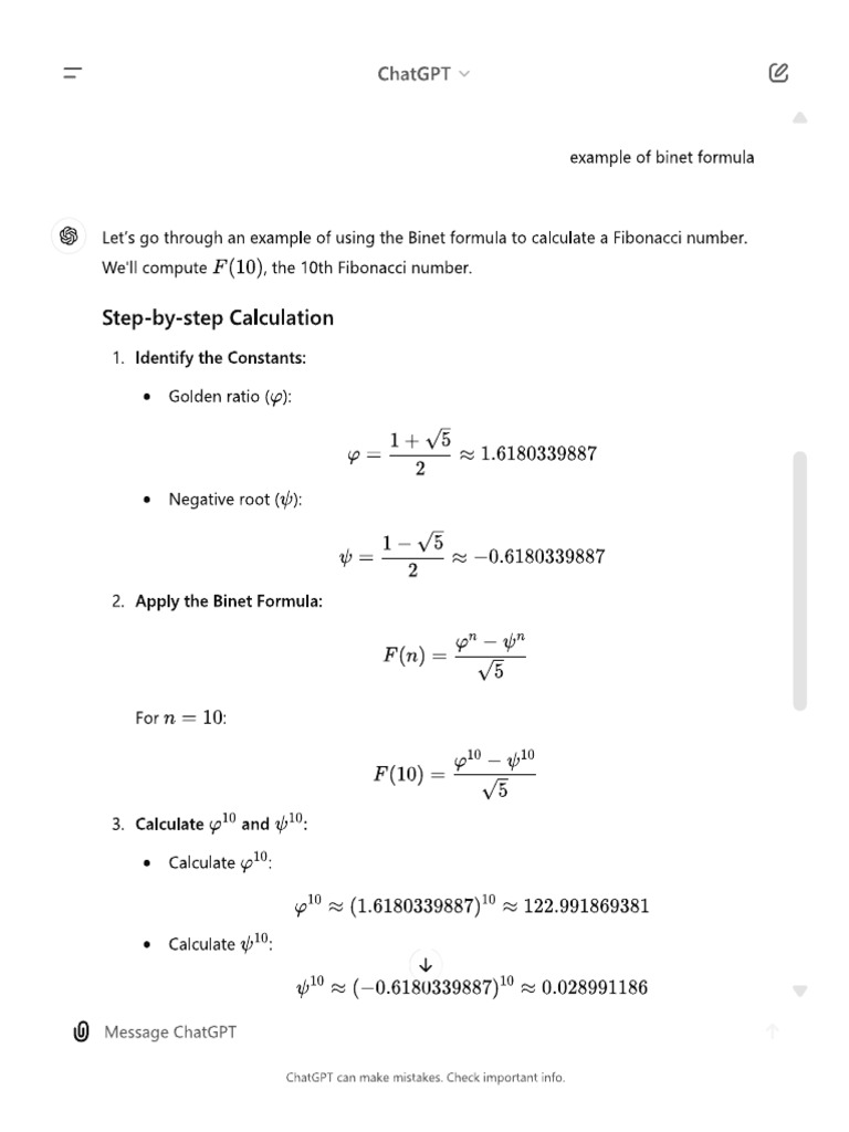 Example 10 Fibonacci Series | PDF