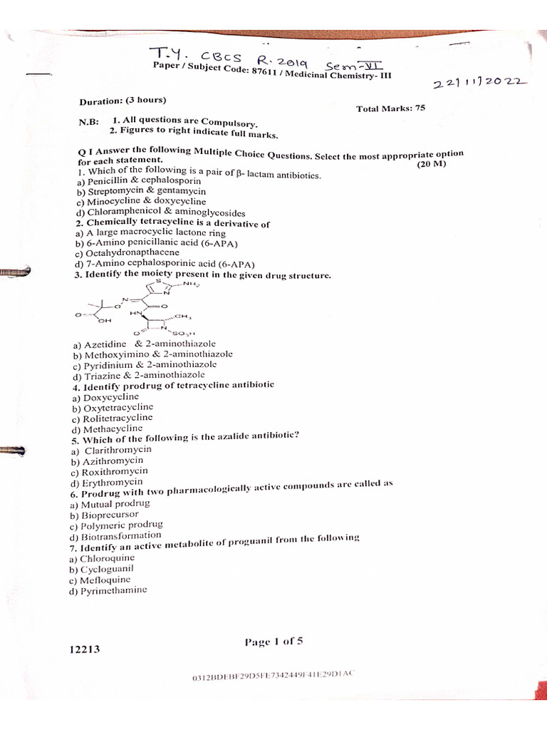 2023 Question Papers | PDF