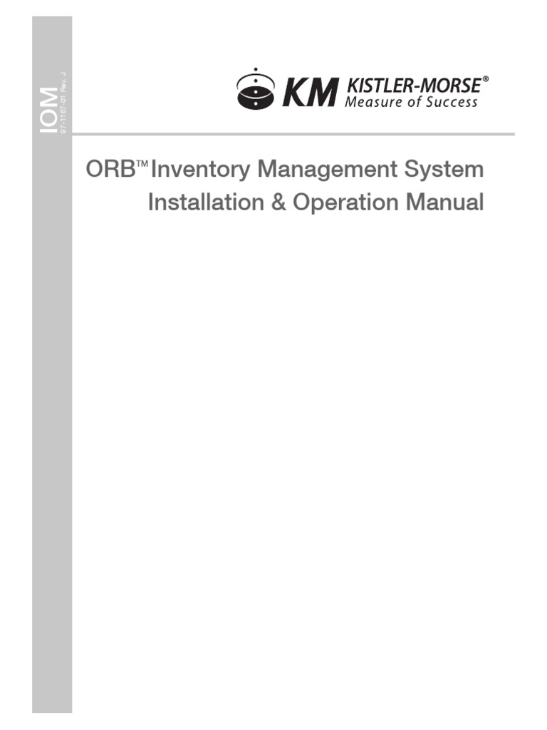 Orb Inventory Management System Installation Operation Manual | PDF | Computer Network ...