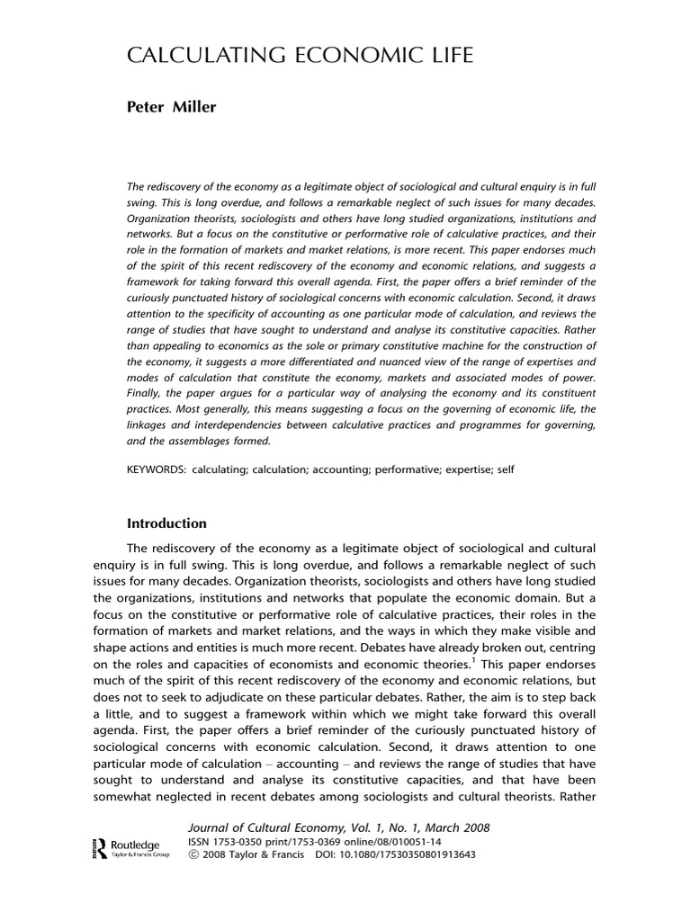 2008 - CALCULATING ECONOMIC LIFE (Retrieved - 2025-02-07) | PDF ...