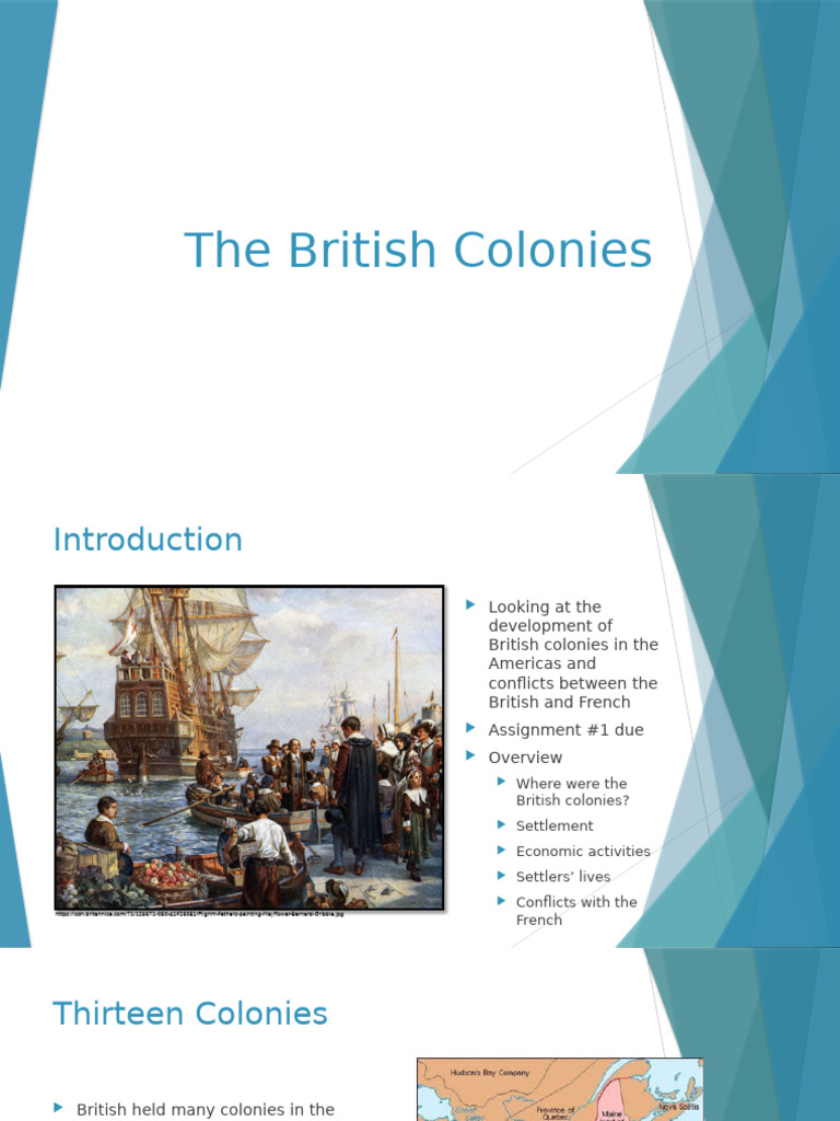 The British Colonies | PDF | Thirteen Colonies | New France