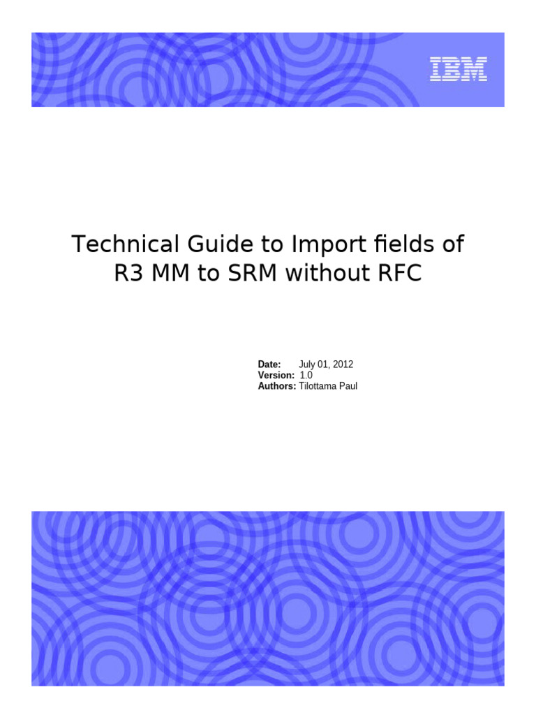 SRM+Manufacturer+details+Of+Material+Master+from+R3 | PDF | Software Development | Computing