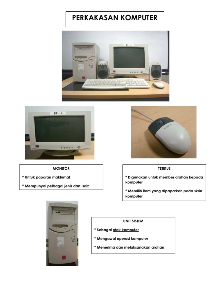 Gambar Perkakasan Komputer | PDF