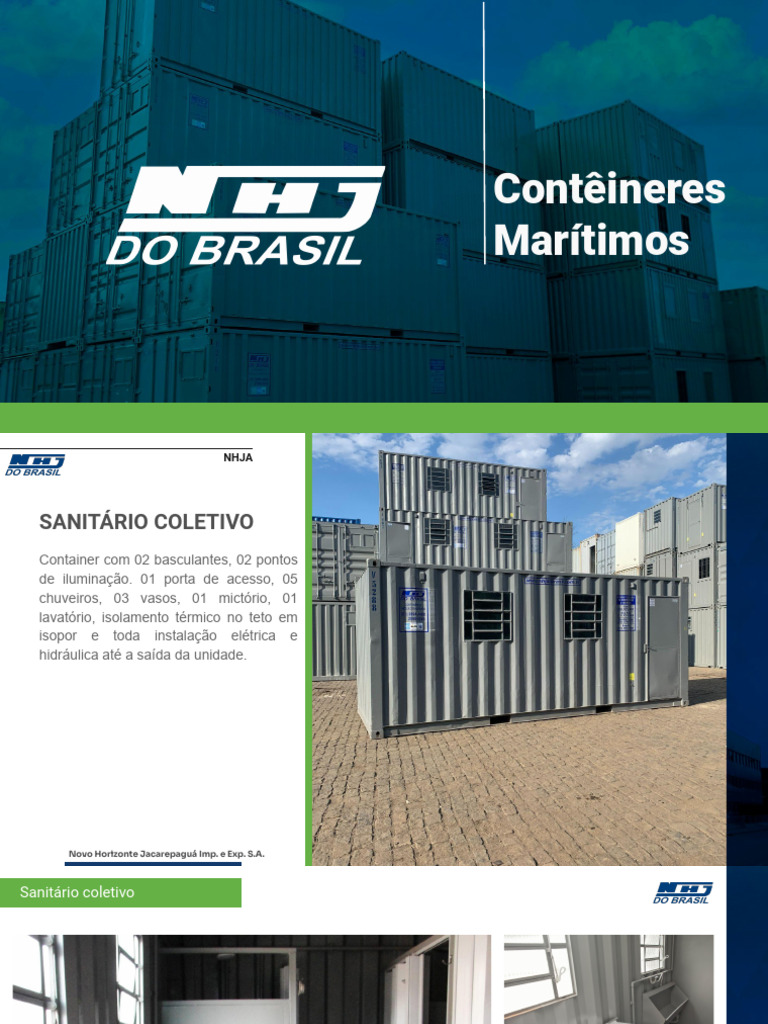 Catálogo Container - NHJ Do Brasil | PDF | Isolamento térmico | Engenharia Mecânica