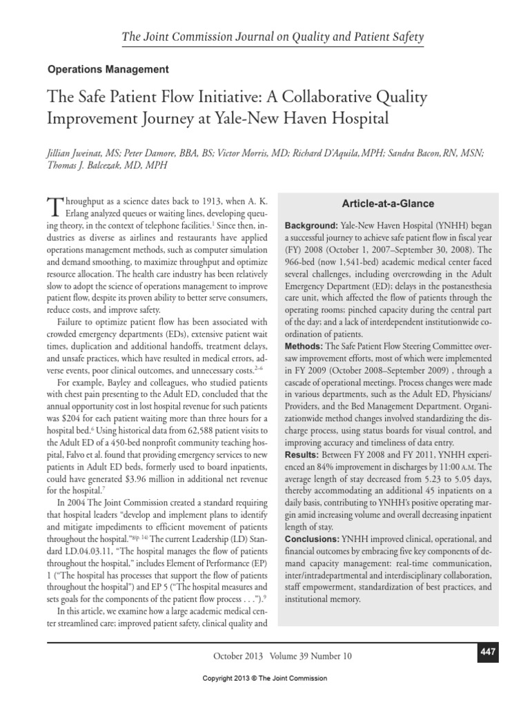 Benchmark | PDF | Patient | Emergency Department